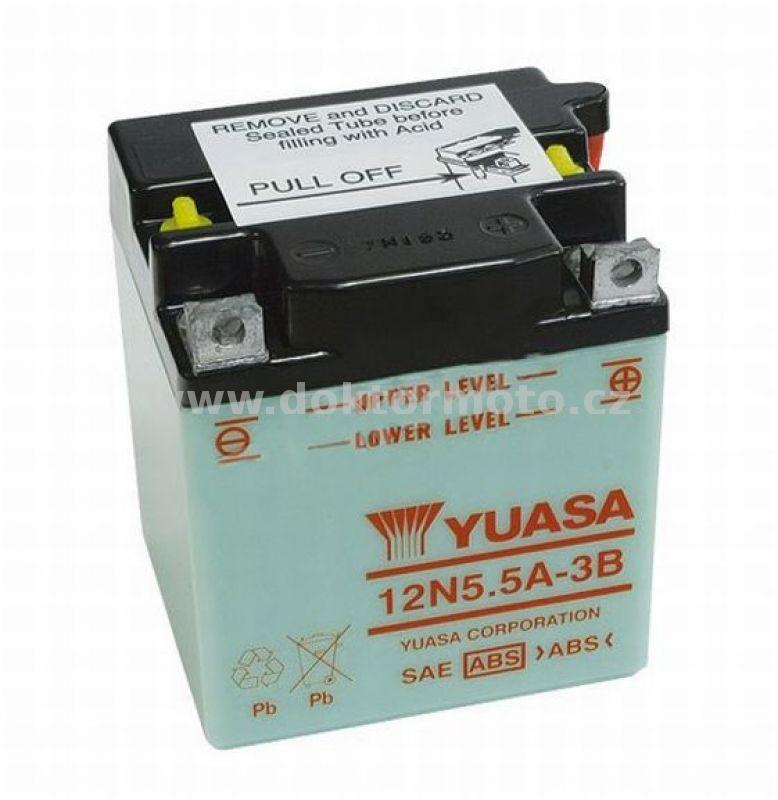 Akumulátor 12V 5,5Ah YUASA 12N5.5A-3B
